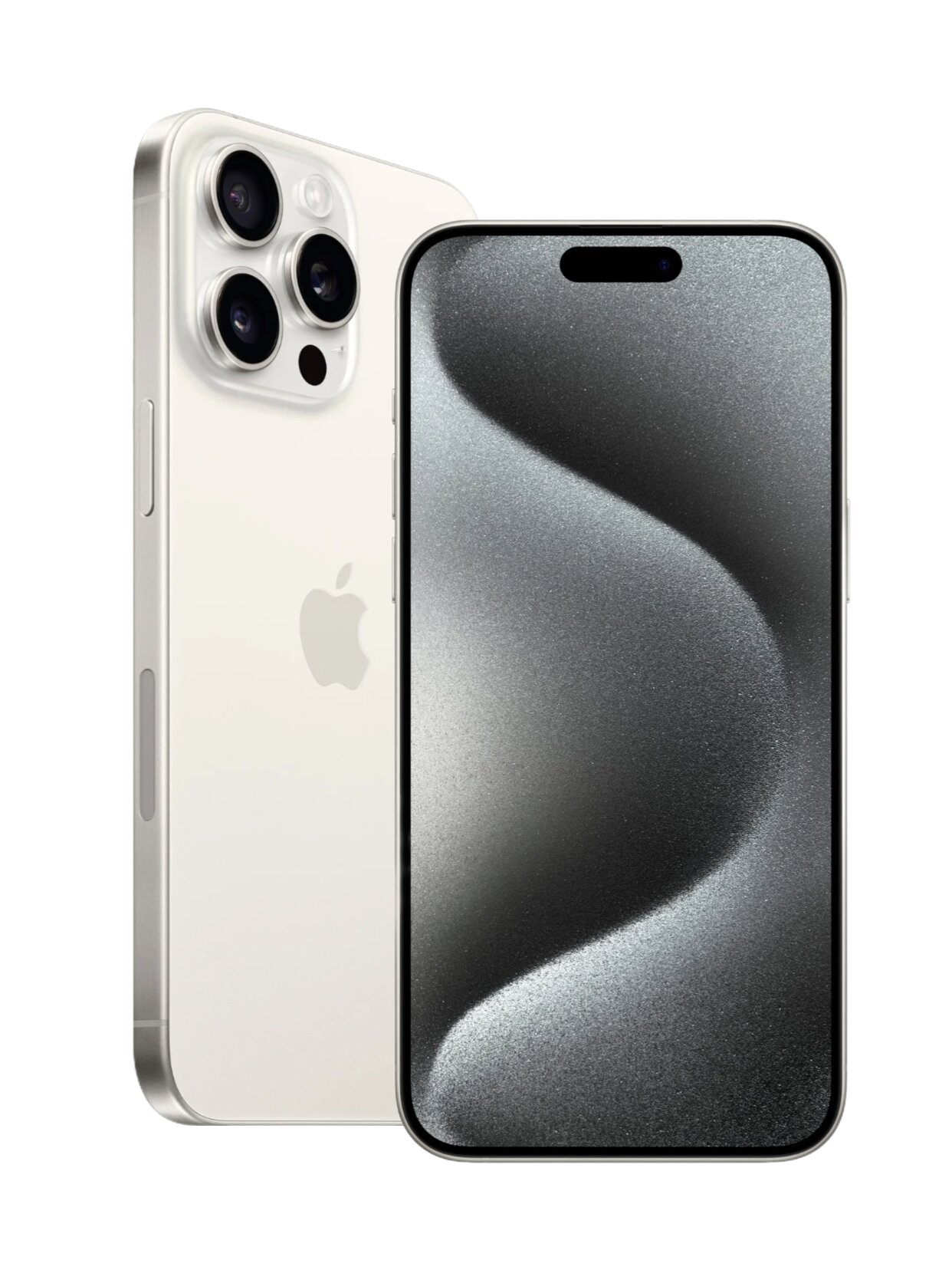 Смартфон Apple iPhone15 Pro 256ГБ, белый титан, nano‑SIM+eSIM, отличная основная камера, камера 48MP, NFC