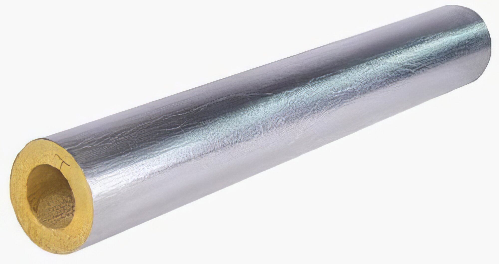 Цилиндр минераловатный ISOTEC SHELL AL D76х30мм, длина 1м