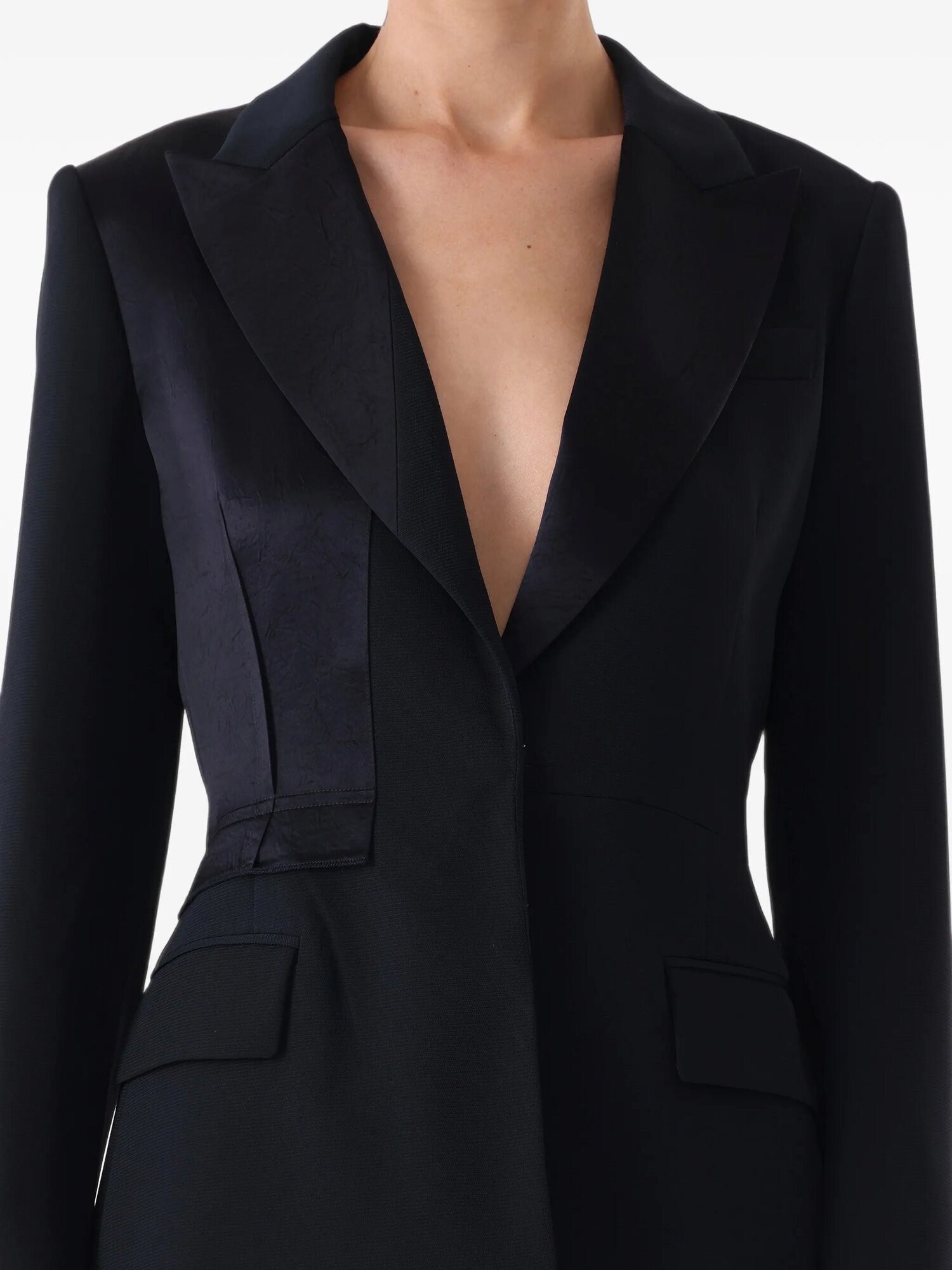 Пиджак JASON WU Single-breasted blazer, размер 14, синий — фото 1