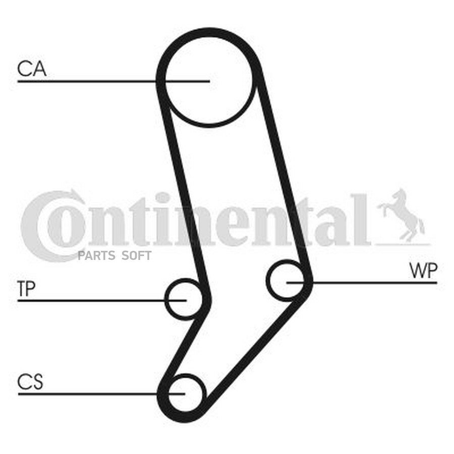 Комплект ГРМ от официального дистрибьютора, CONTINENTAL, артикул CT939K2