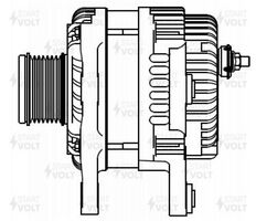 Генератор Для А/М Nissan Qashqai J10 (06-) 1.6I 110A (STARTVOLT LG1407)