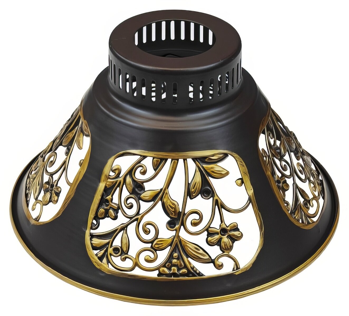 Плафон металл Jupiter Lighting Е27 черный с золотом