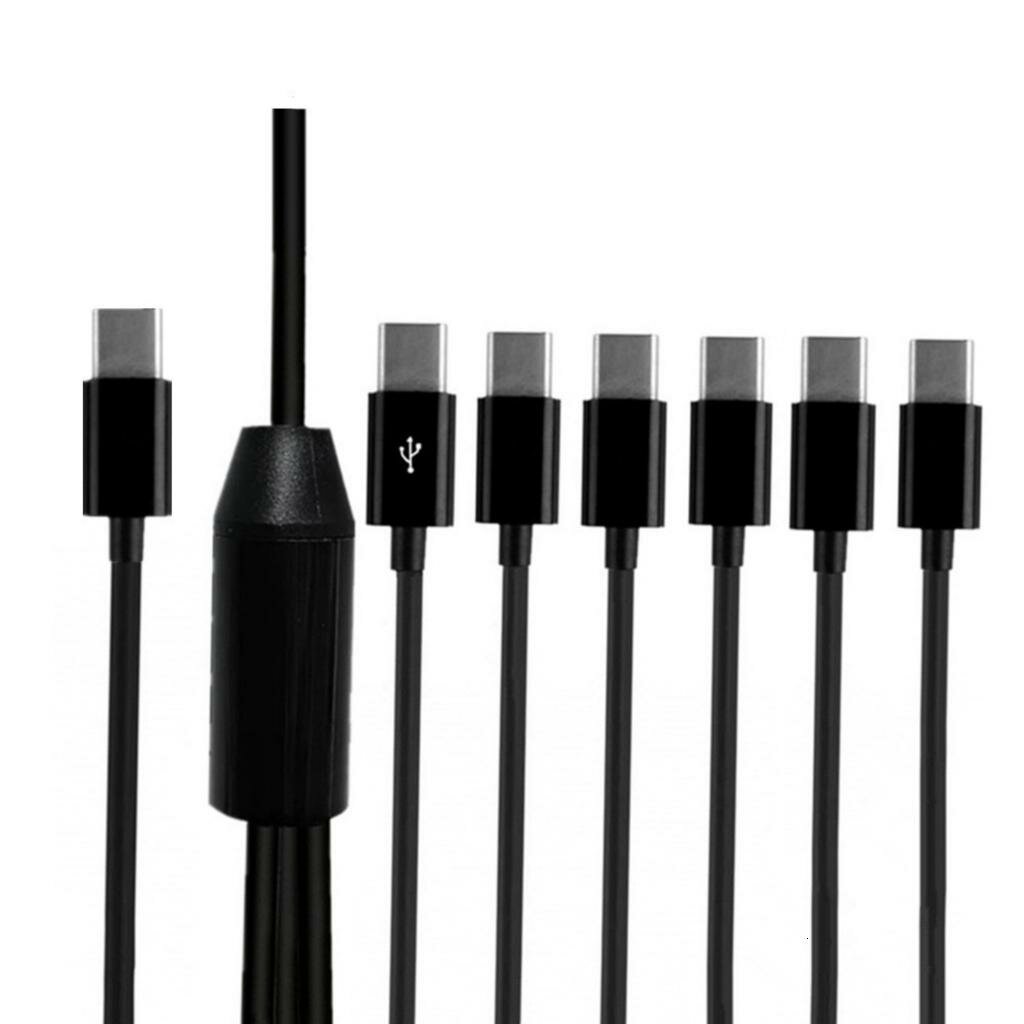 Кабель-адаптер USB-C с разветвителем, 0,5 метра - 1 с 6