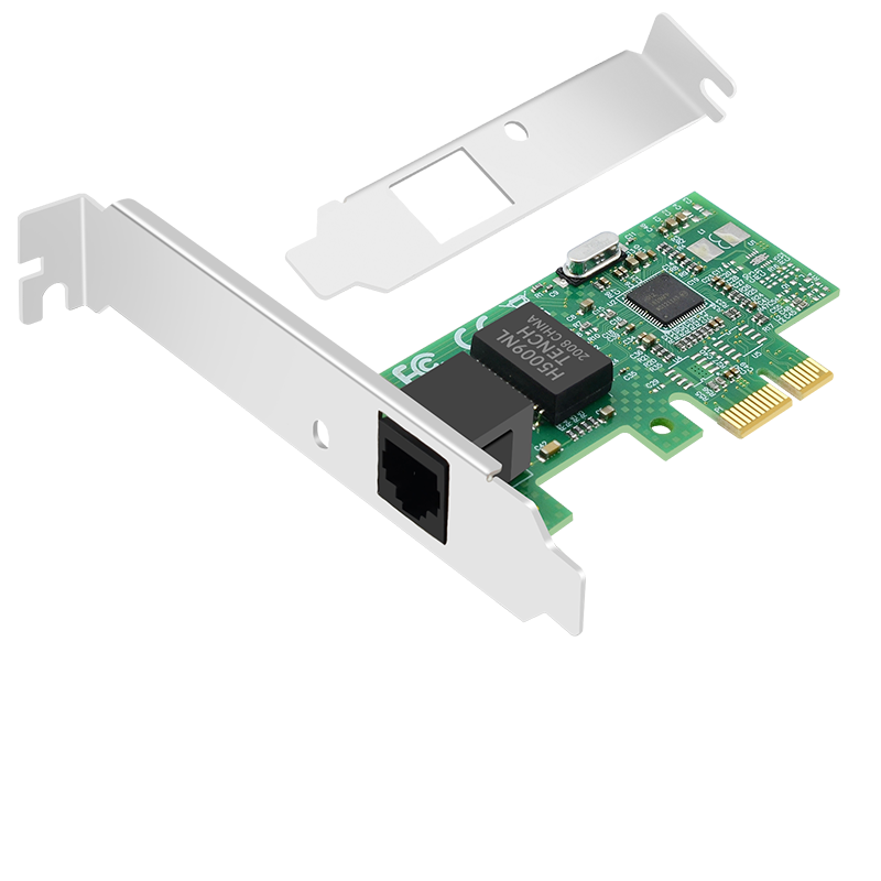 EB-LINK Intel I211 Chip PCI-E X1 Desktop Gigabit Ethernet Card с поддержкой VLAN для сетевого объединения Цвет：I211