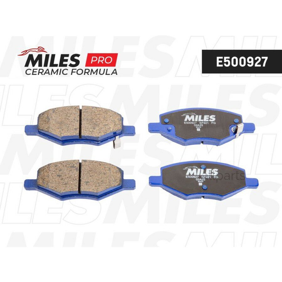 MILES E500927 Колодки тормозные CHANGAN ALSVIN - передние