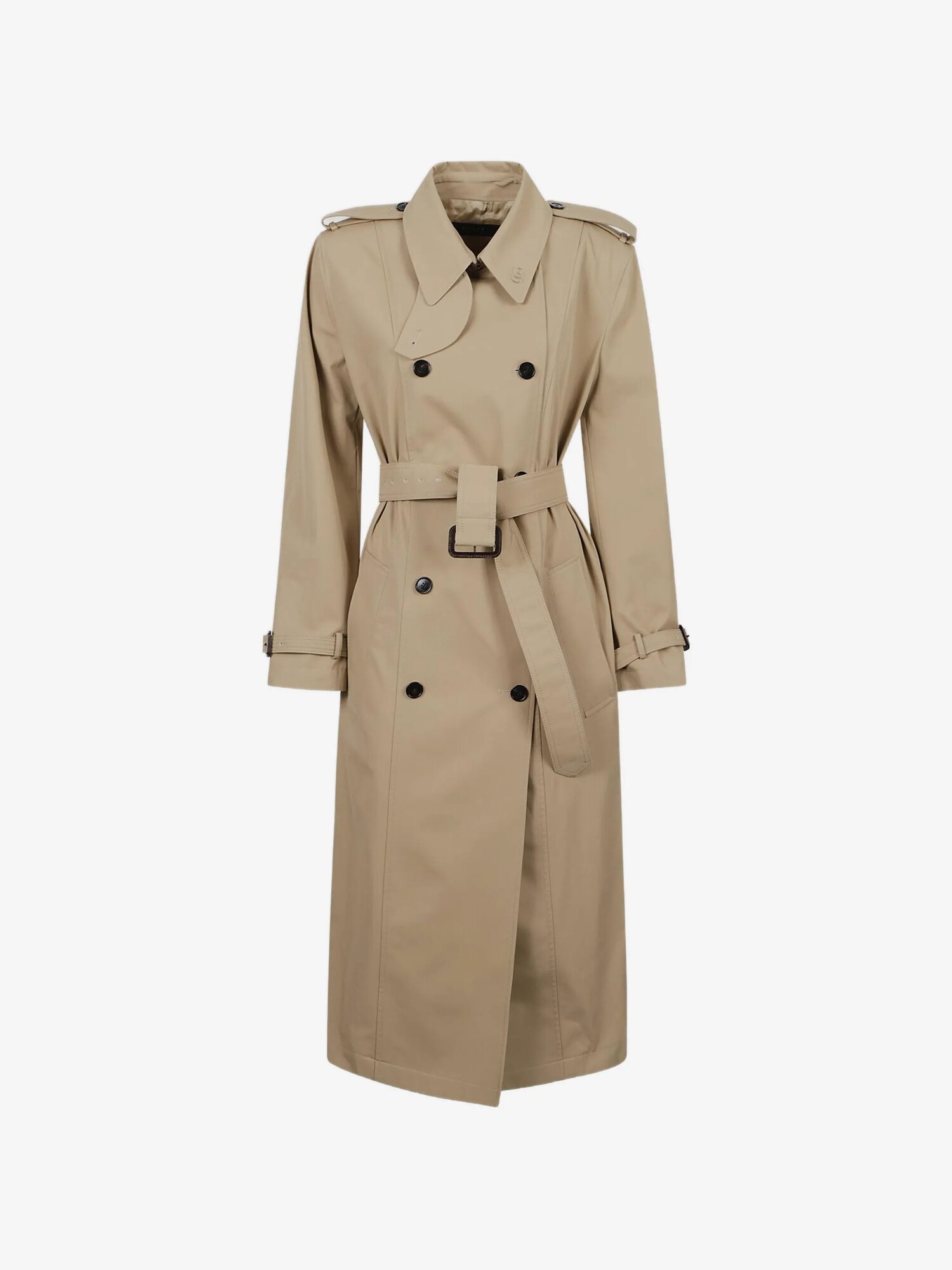 Пальто Belted double-breasted trench coat
