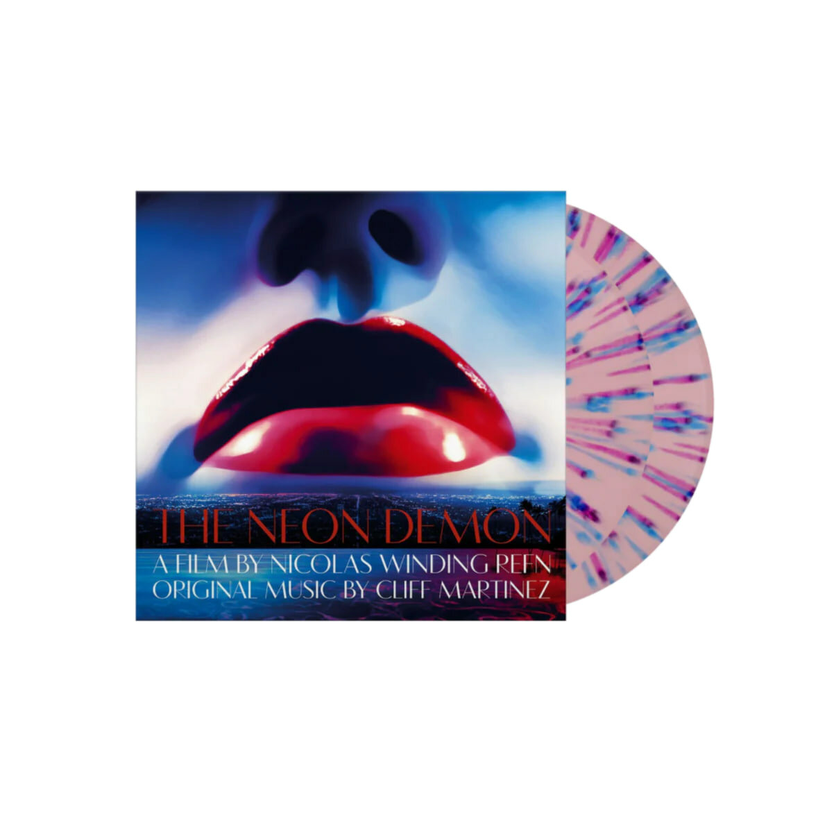 OST - The Neon Demon - Pink with Blue & Purple Splatter LP - Music by Cliff Martinez