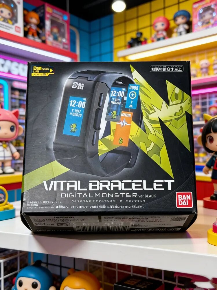 Bandai vital браслет Digimon, Digital Monster черный