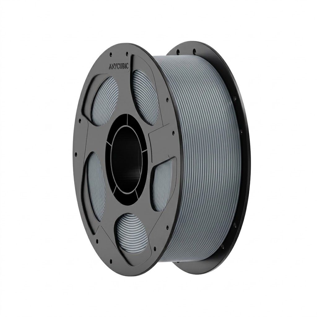 Матовый пластик Anycubic PLA-Matte на разборной катушке 1 кг, серый (Grey)