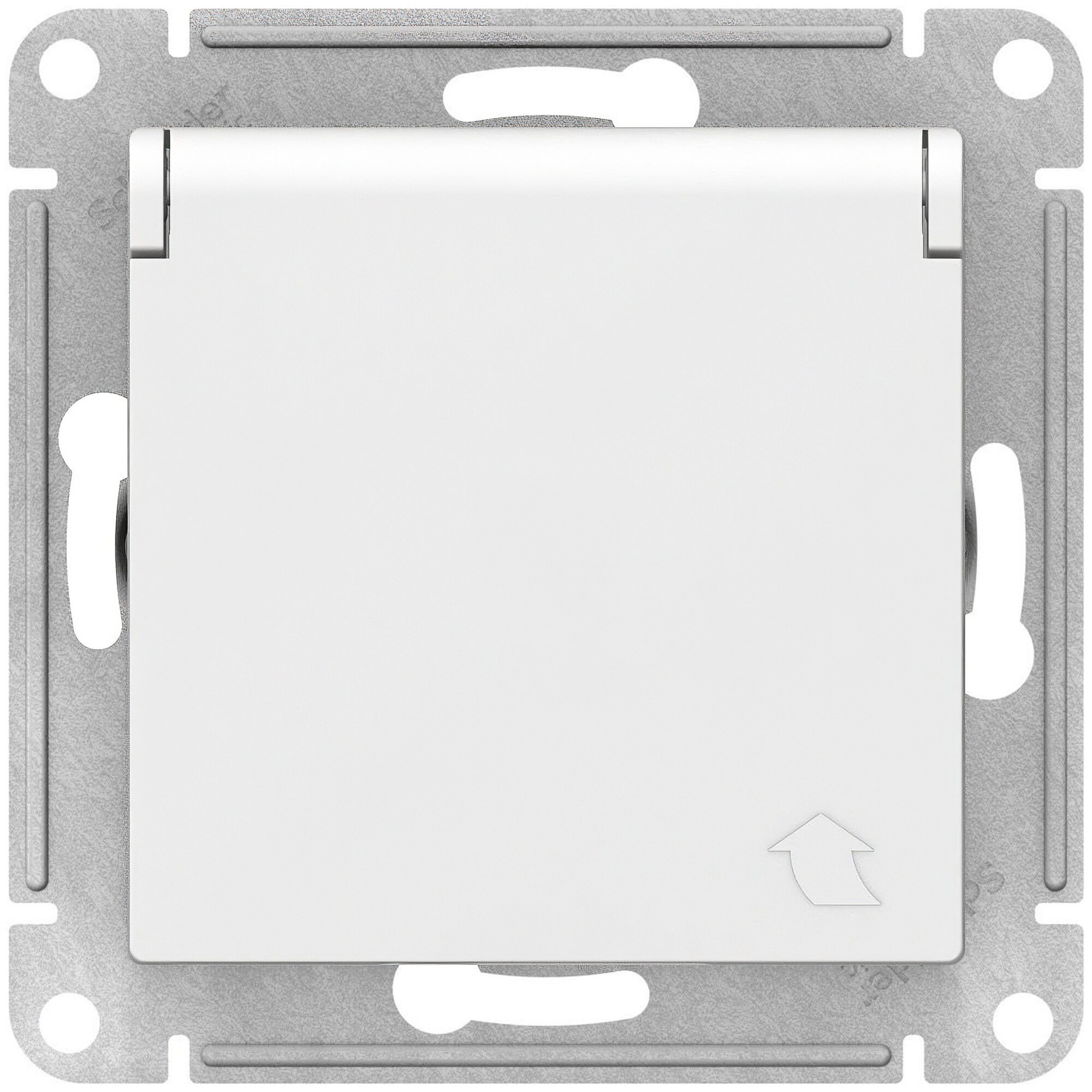 Розетка электрическая Schneider Electric Atlas Design ATN000146 белый
