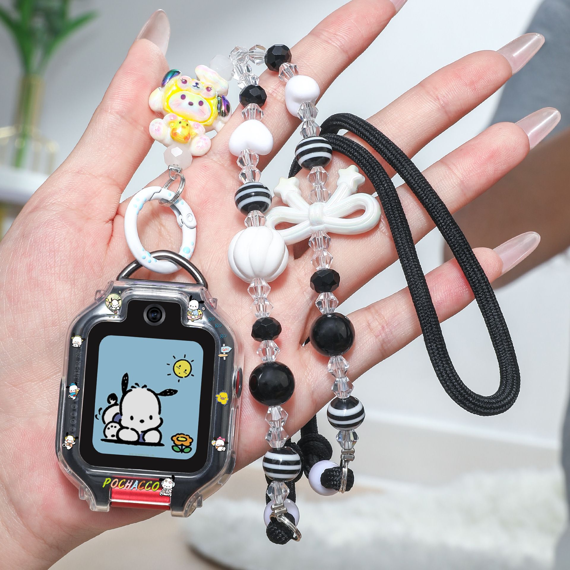 Huawei Watch Kids 4 Pro Ремешок на шею с мультяшными бусинками