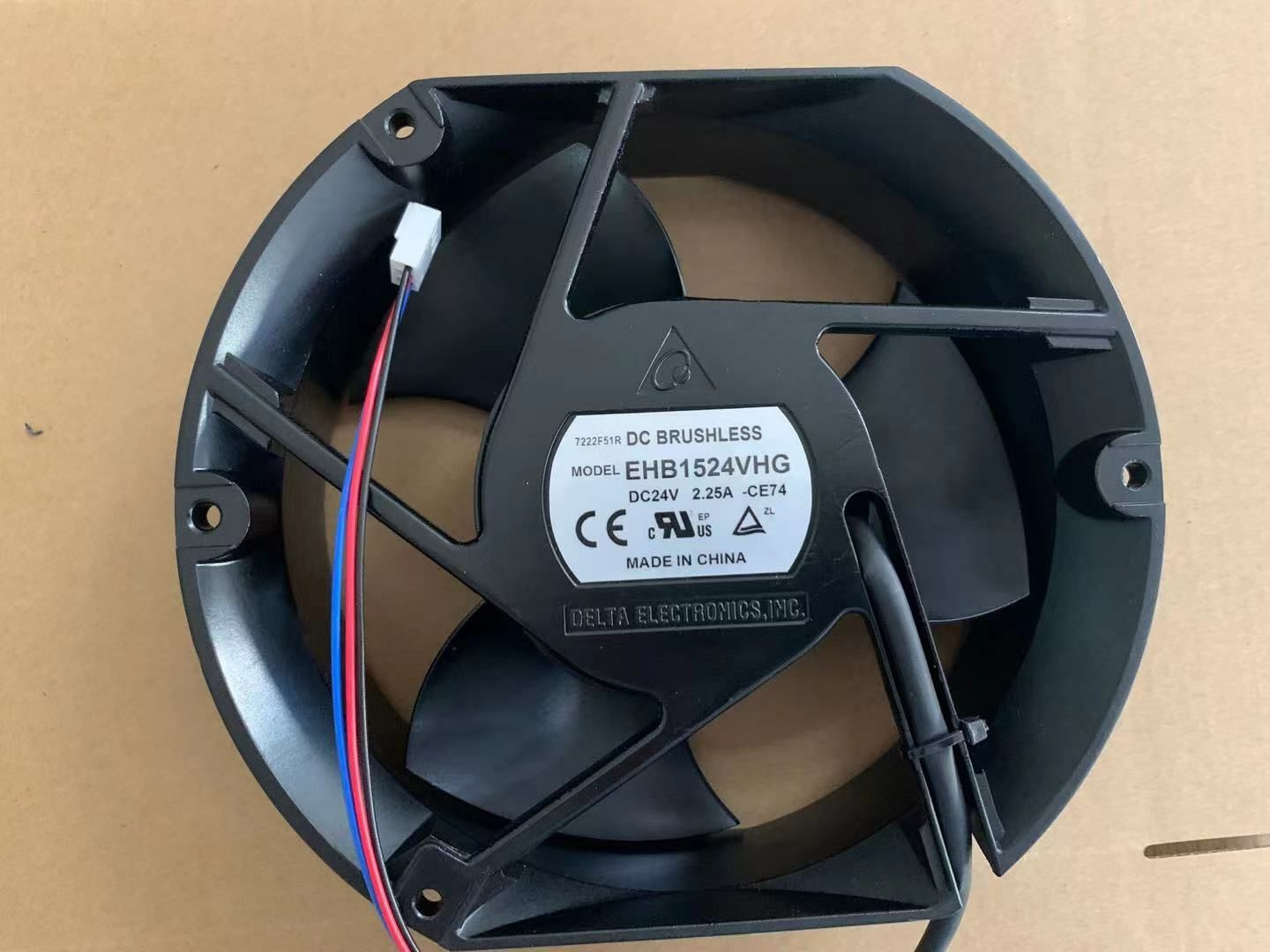 Delta EHB1524VHG 17CM 17050 24V 2.25A 24V Инверторный вентилятор большой емкости -