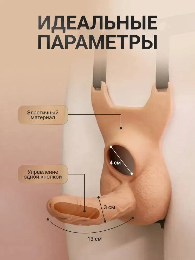 Трусики двойной страпон — фото 1