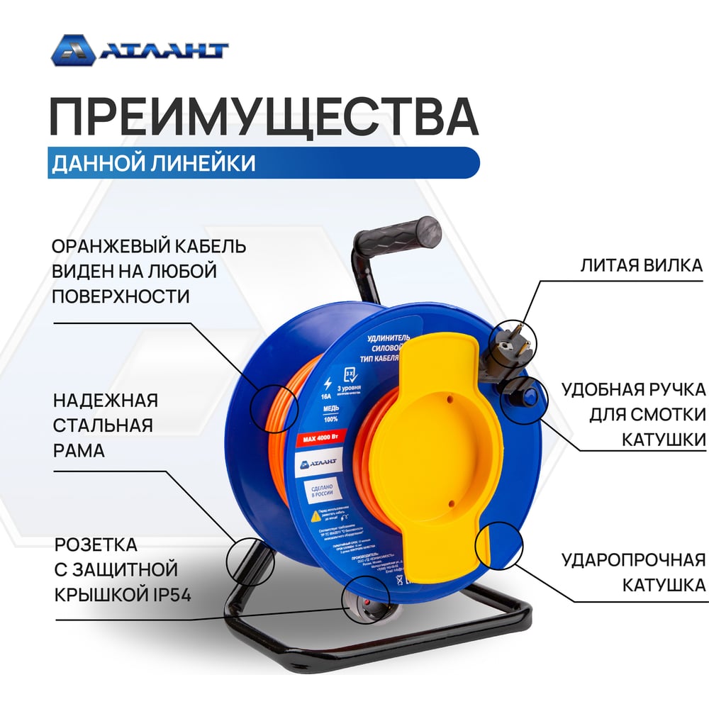 Удлинитель атлант Атом — фото 1