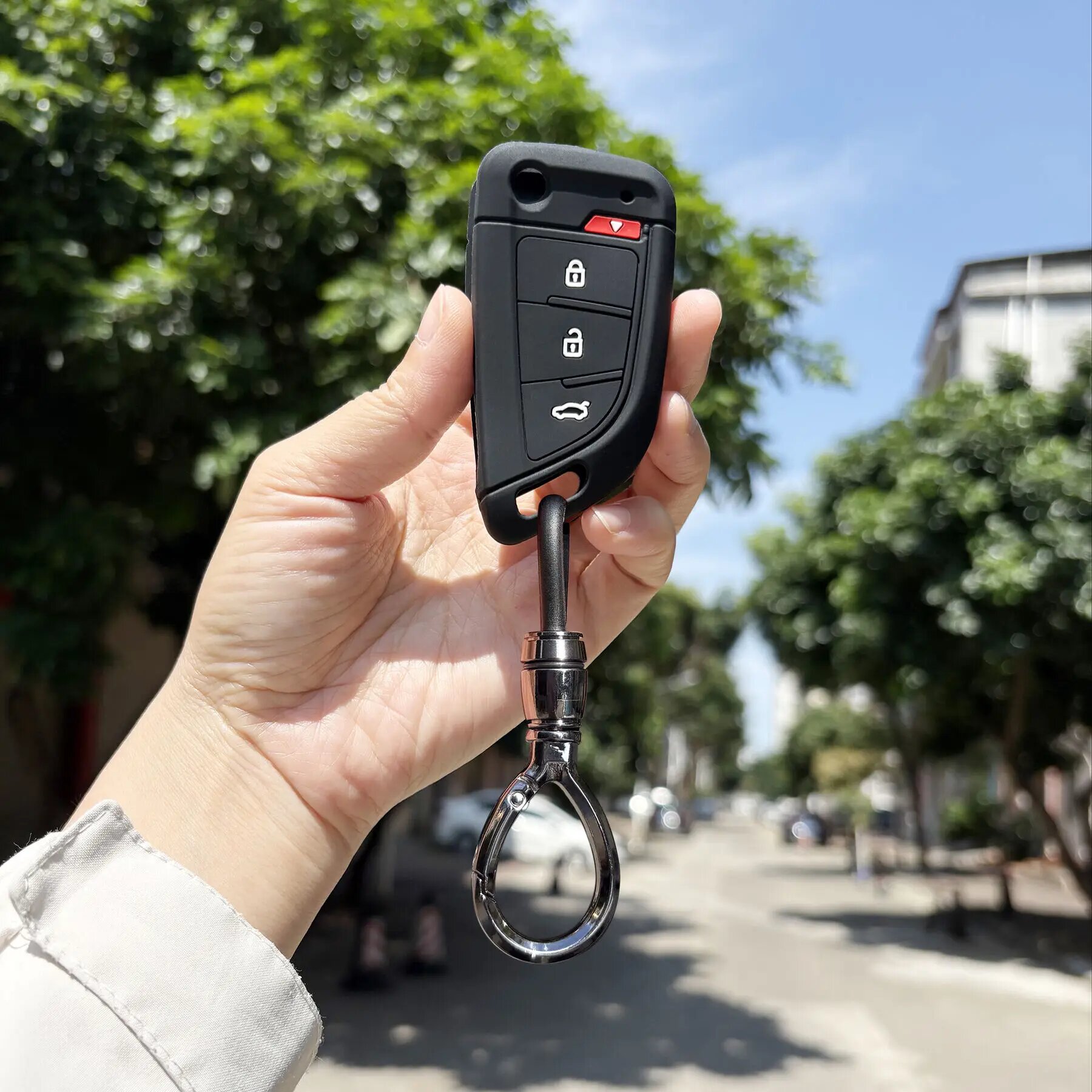 Силиконовый чехол для VVDI2 Wire Xhorse MINI KEY TOOL MAX, универсальный проводной D black flat set