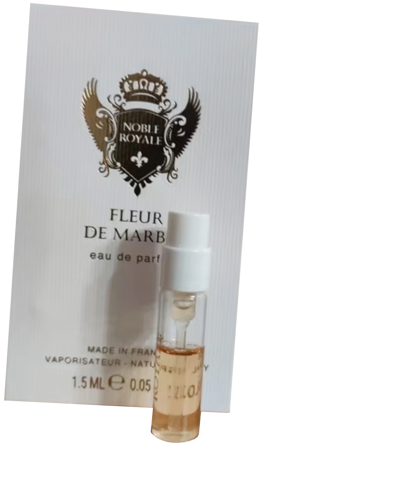 Парфюмерная вода Noble Royale Fleur De Marbre миниатюра 1.5 / Сэмпл аромата Нобле Рояле Флер Де Марбре / Пробник парфюма