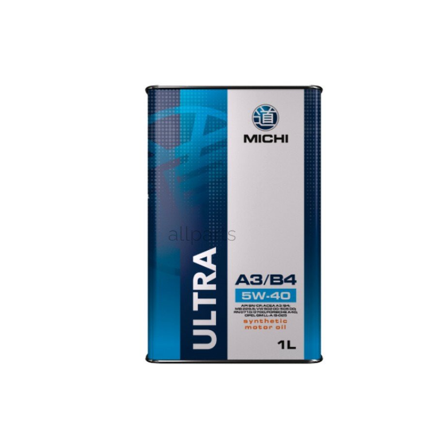MICHI 4637219 масло моторное MICHI ULTRA 5W-40 А3/В4 1Л