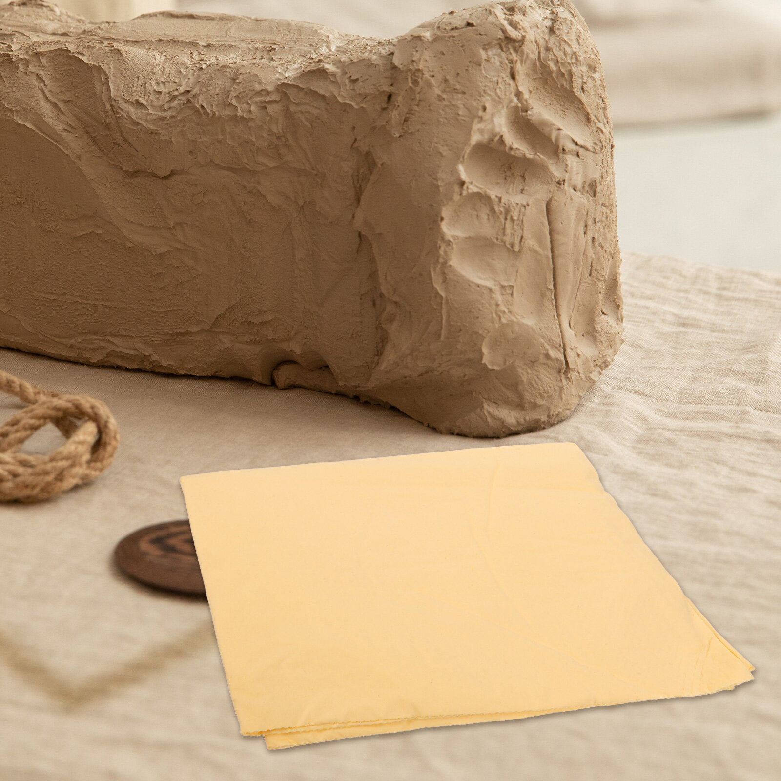 Гончарный Коврик Для Работы С Глиной И Создания Поделок 42.00X32.50X0.10Cm
