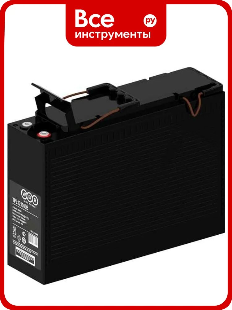 Аккумулятор фронт-терминальный WBR TPL121000B 12В, 100 Ач УТ-00000359