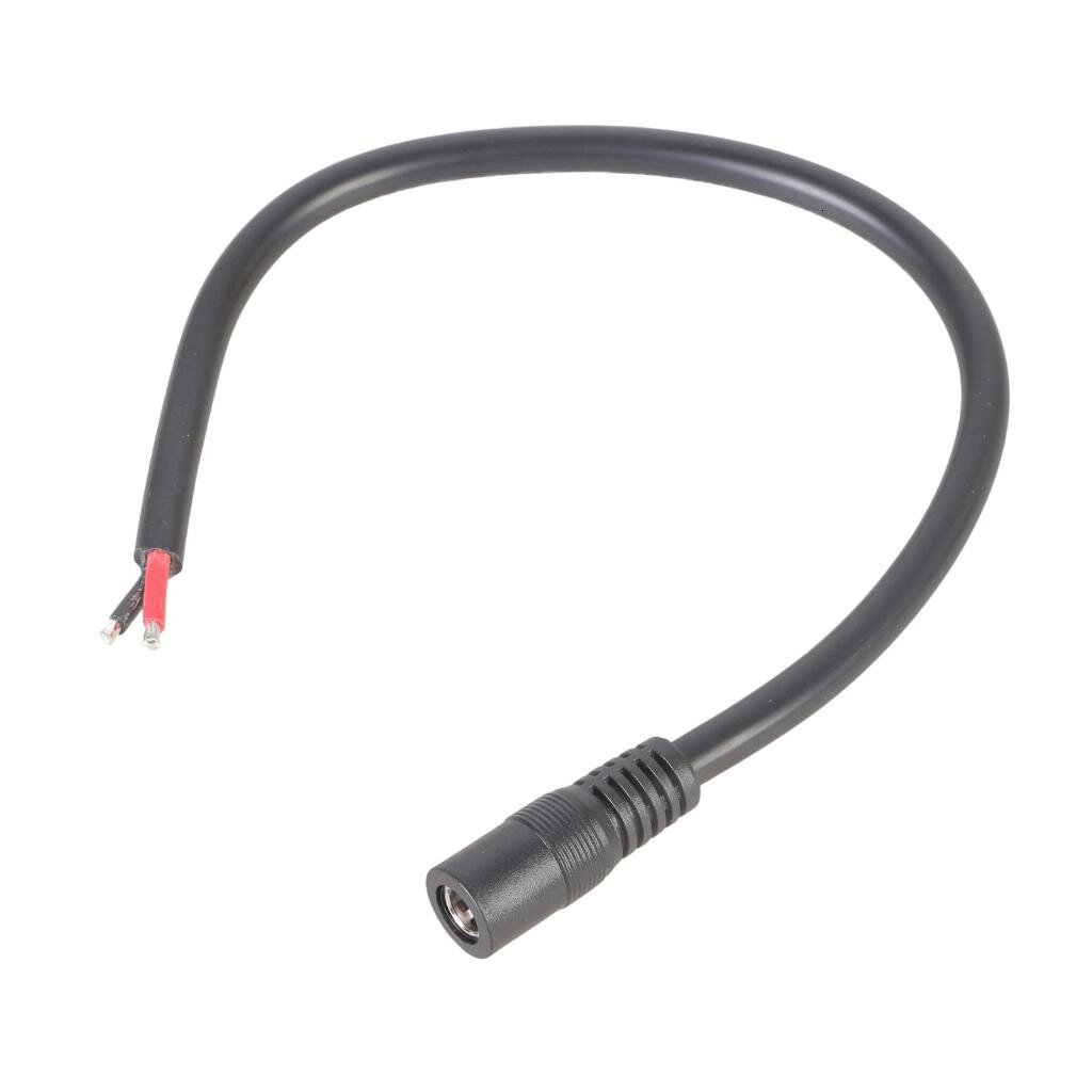 Кабель питания DC5521 (гнездо) с открытыми проводами 18AWG, 25cm