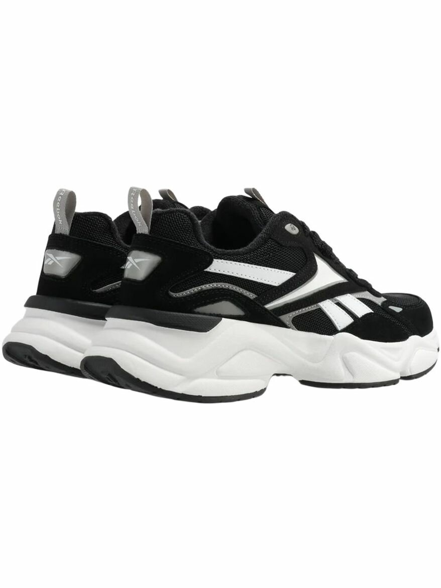 Кроссовки Reebok Charge Run, полнота F (EU)/ на среднюю стопу, размер 9.5, черный/серый/синий — фото 1
