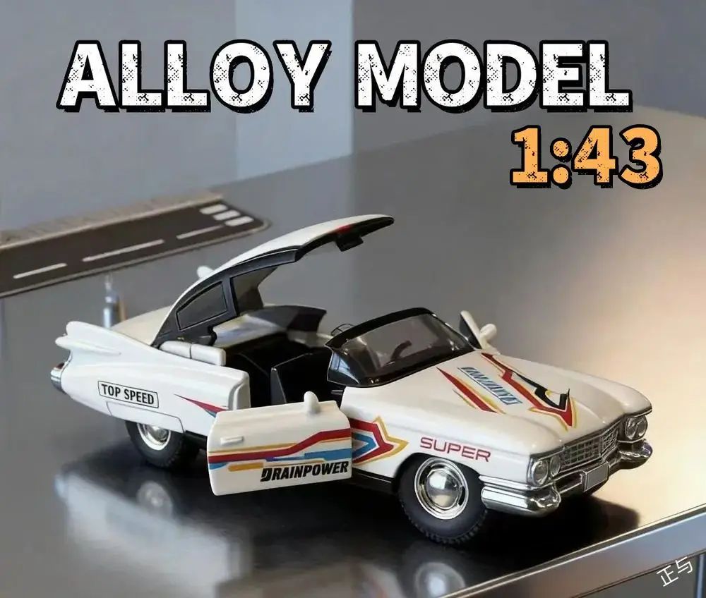 Качественная модель авто Cadillac Rocket из сплава, масштабный экземпляр с откидными элементами