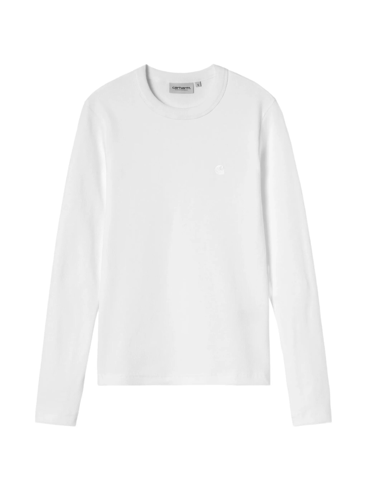 Футболка Carhartt WIP Logo-embroidered long-sleeve T-shirt