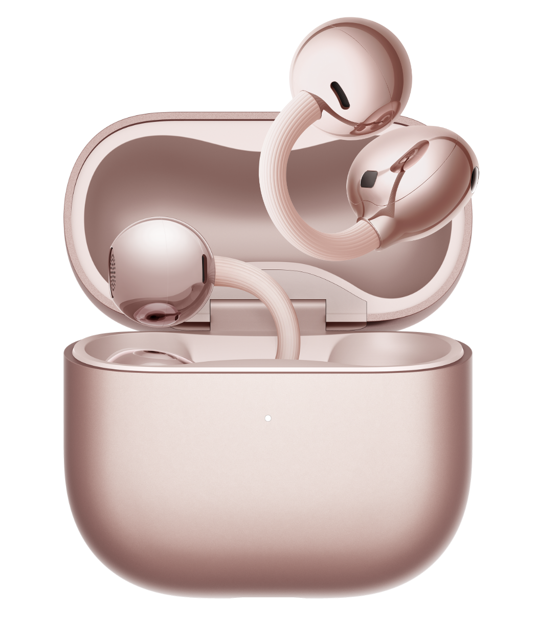 Беспроводные наушники Huawei FreeClip 2, Rose Gold, TWS, EU, открытые клипсы
