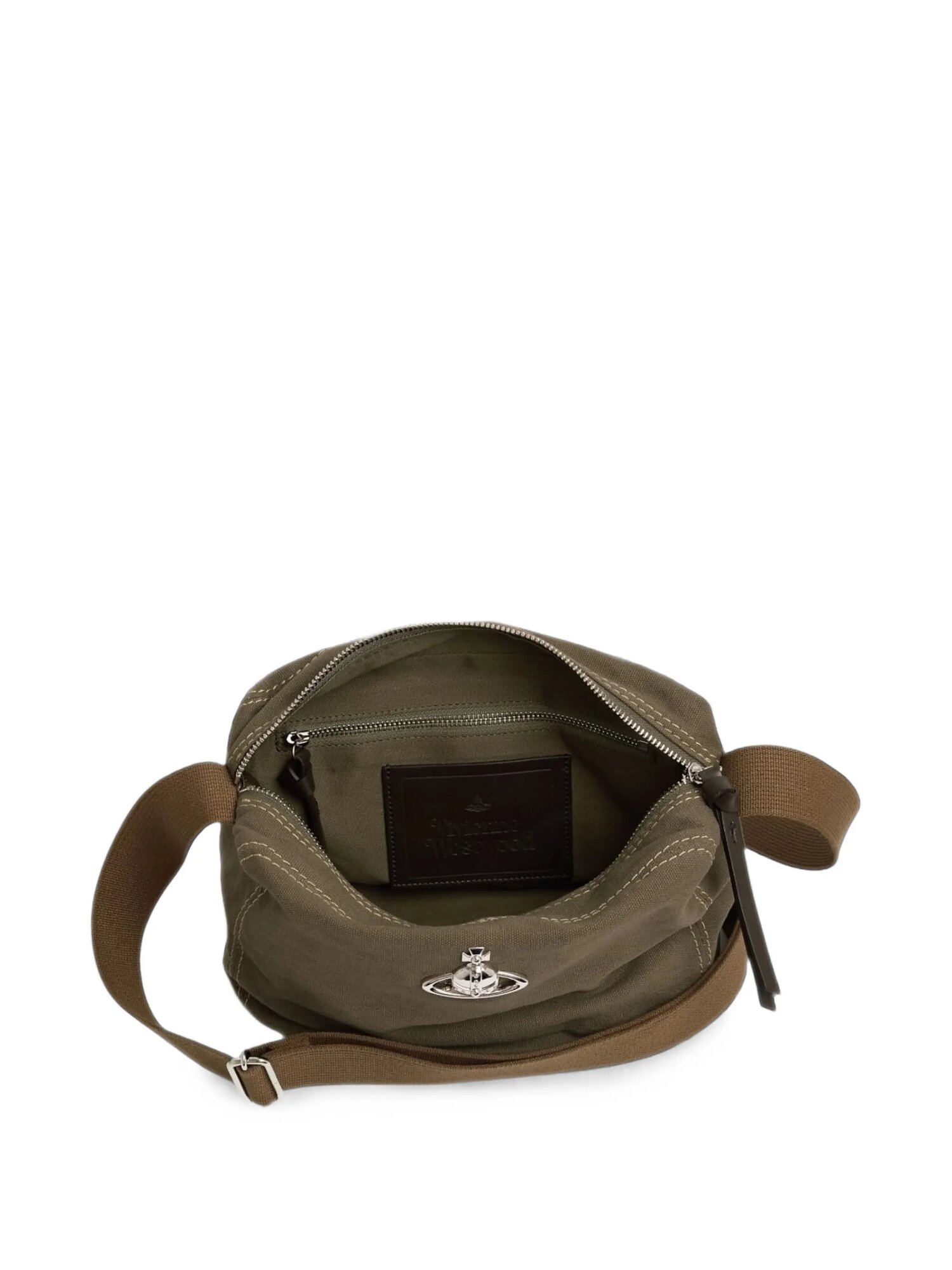 Сумка Vivienne Westwood Jude Orb-plaque rectangular crossbody bag, зеленый — фото 1