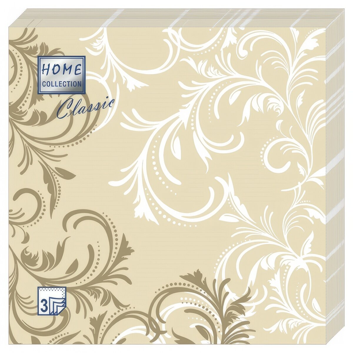 Салфетки Home Collection Грация 3см 3-слойные 20шт