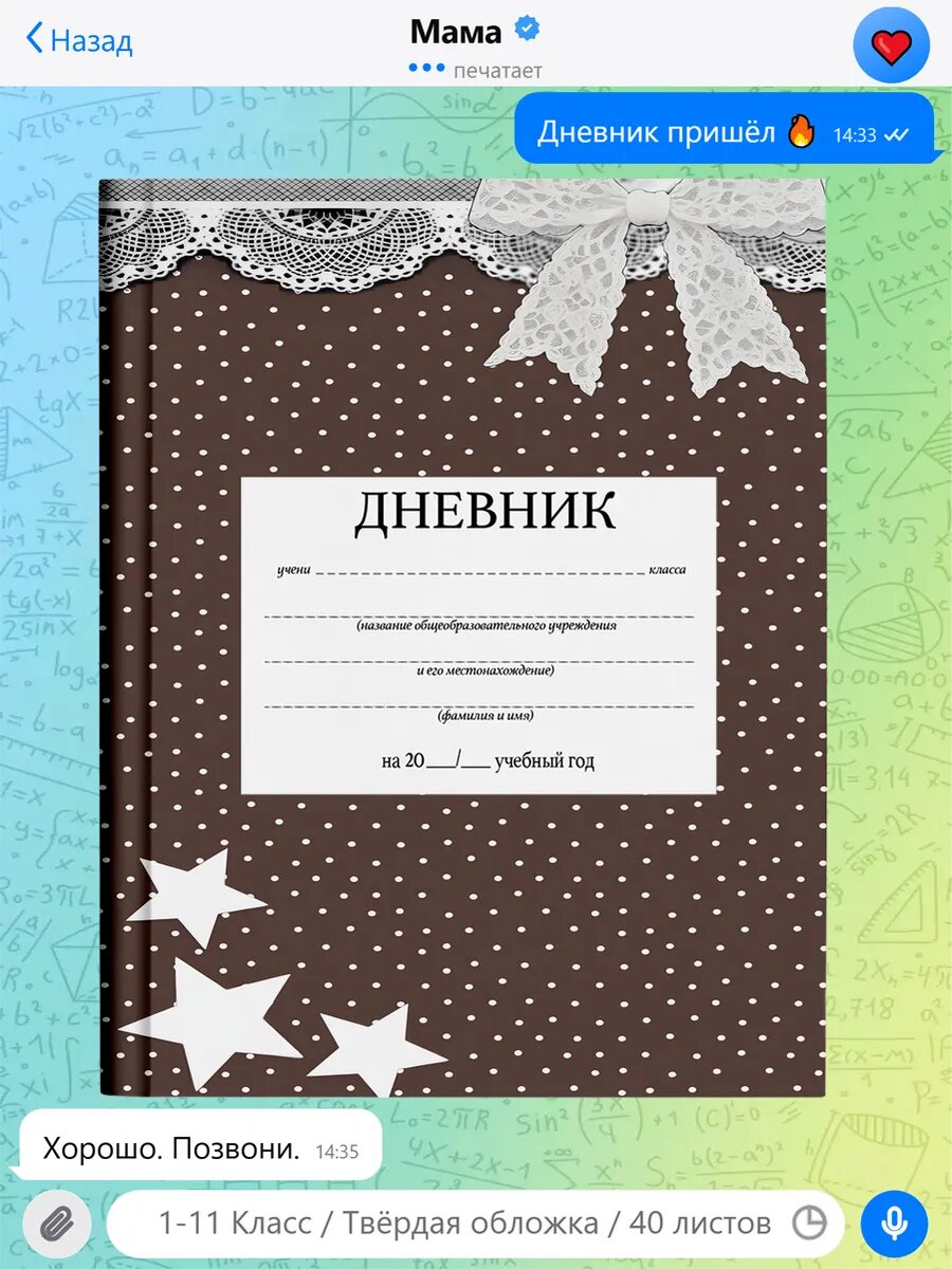 Школьный дневник с принтом y2k pinterest
