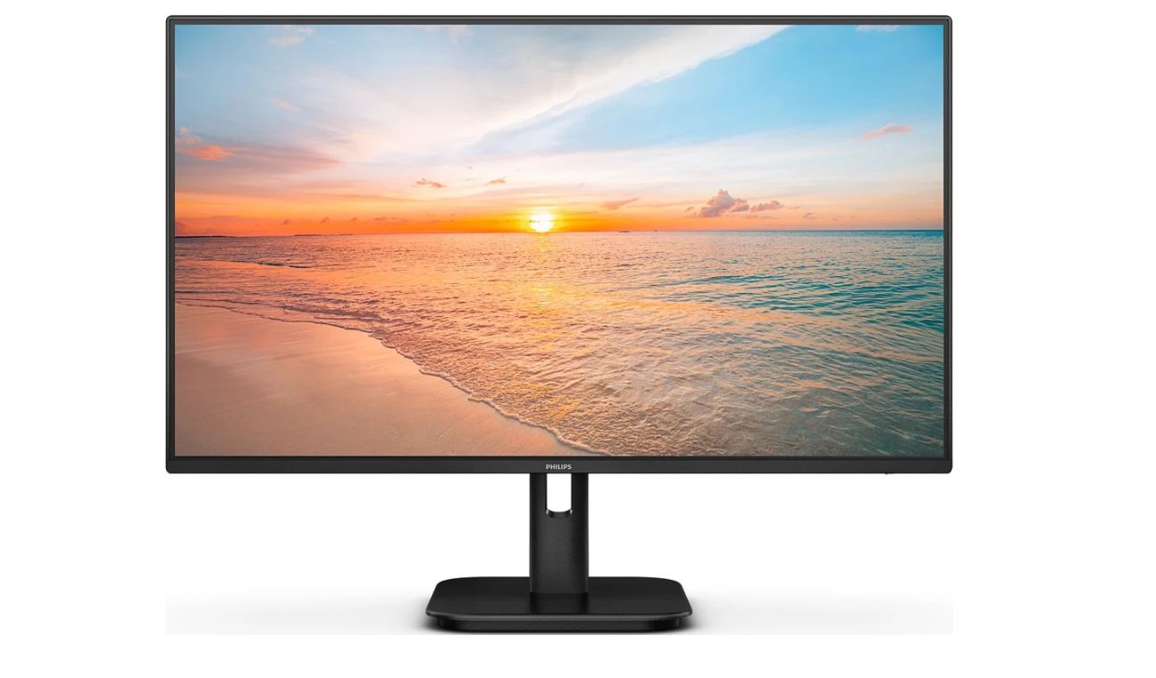 Philips 23.8" Монитор 24E1N1100D (IPS, 1920x1080, 100Hz, 1 ms, 178°/178°, 300 cd/m, 1500:1, +DVI, +HDMI 1.4) (24E1N1100D/00(60)), IPS, 1920x1080 Full HD, 100 Гц, черный