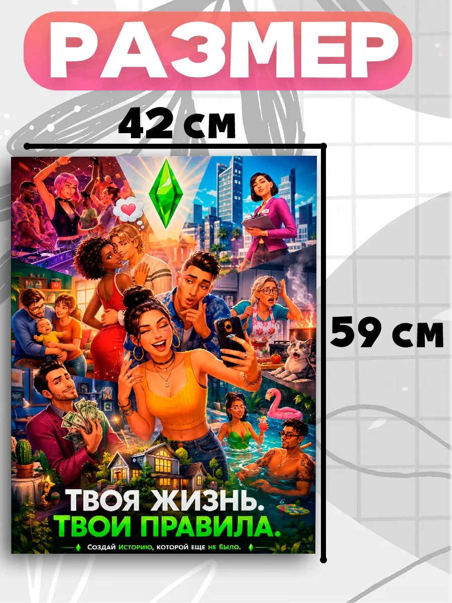 Постеры на стену Симс — фото 1