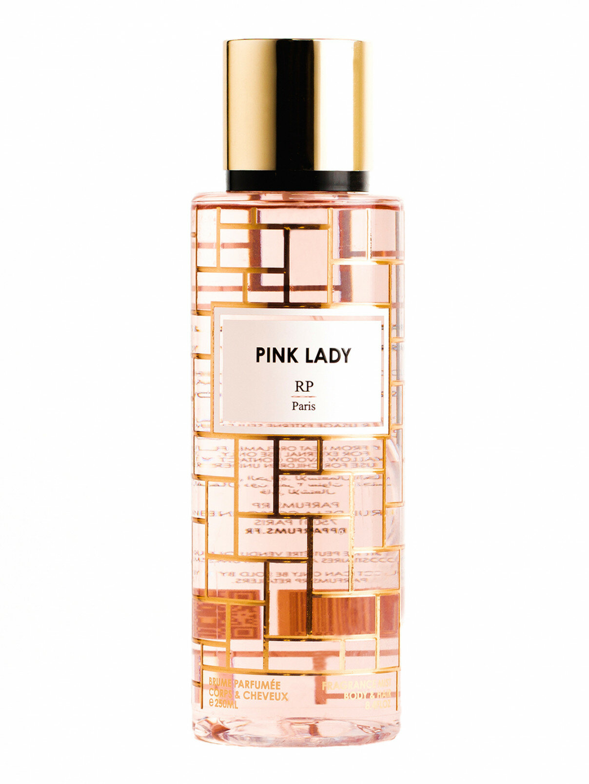 RP Paris Спрей-мист для тела парфюмерный Pink Lady, 250 мл