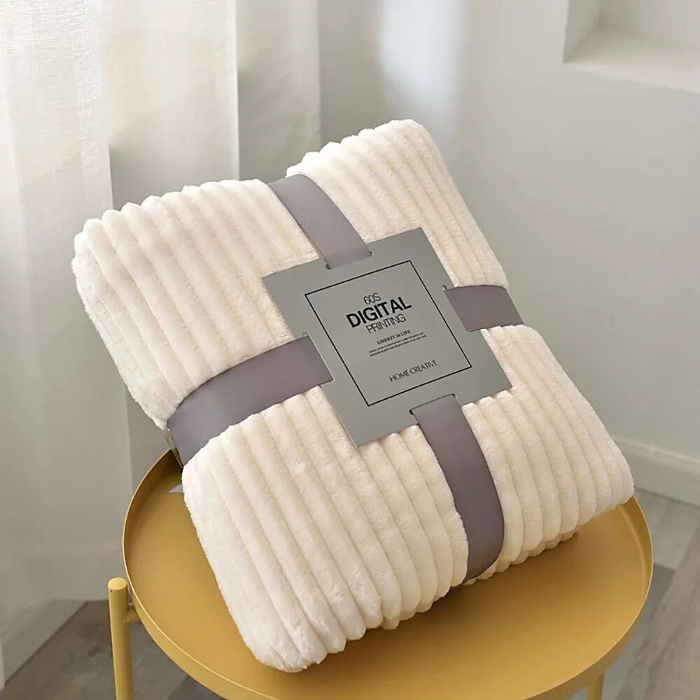 Флисовый плед 70x100 см Белый, white