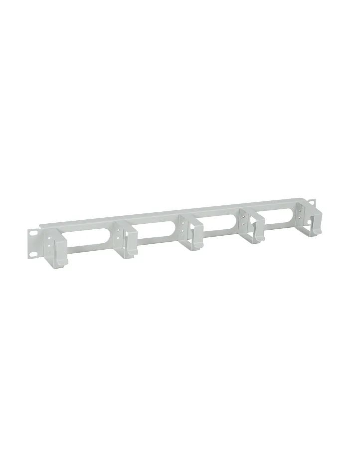 Кабельный организатор ITK CO35-1M5RM 19" 1U, 5 колец, серый
