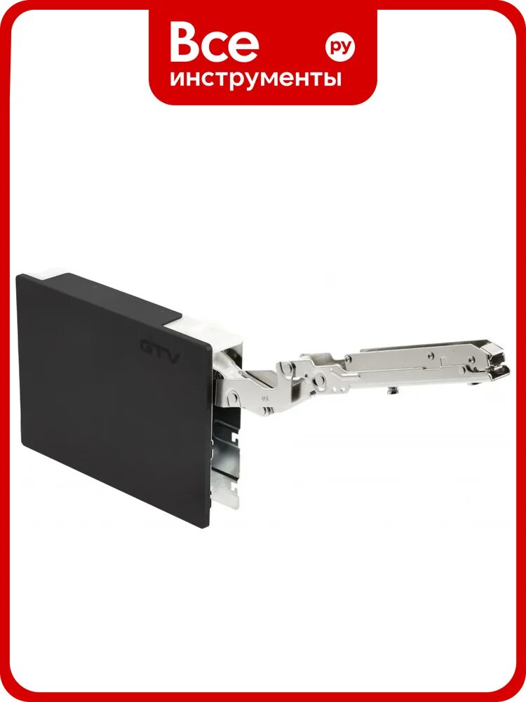 Подъемный механизм GTV HORIZON soft close, 2000-4050, F фасад 350-650, черный PD-H-STRONG-20