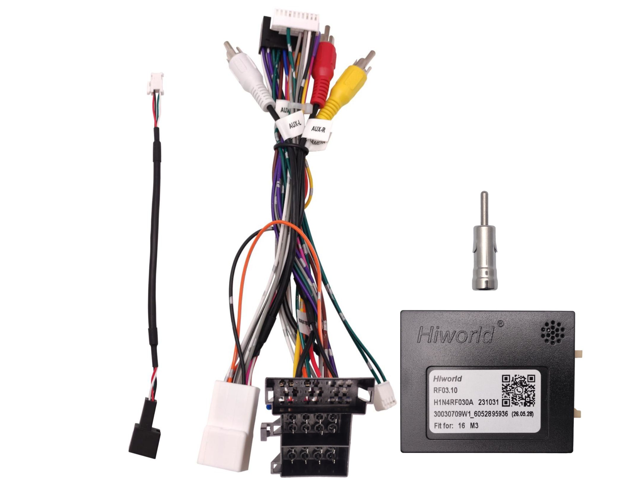 Комплект проводки JAC Refine M3 2015 - 2019, Sollers SF1 2025+ для установки Android магнитолы / Wide Media