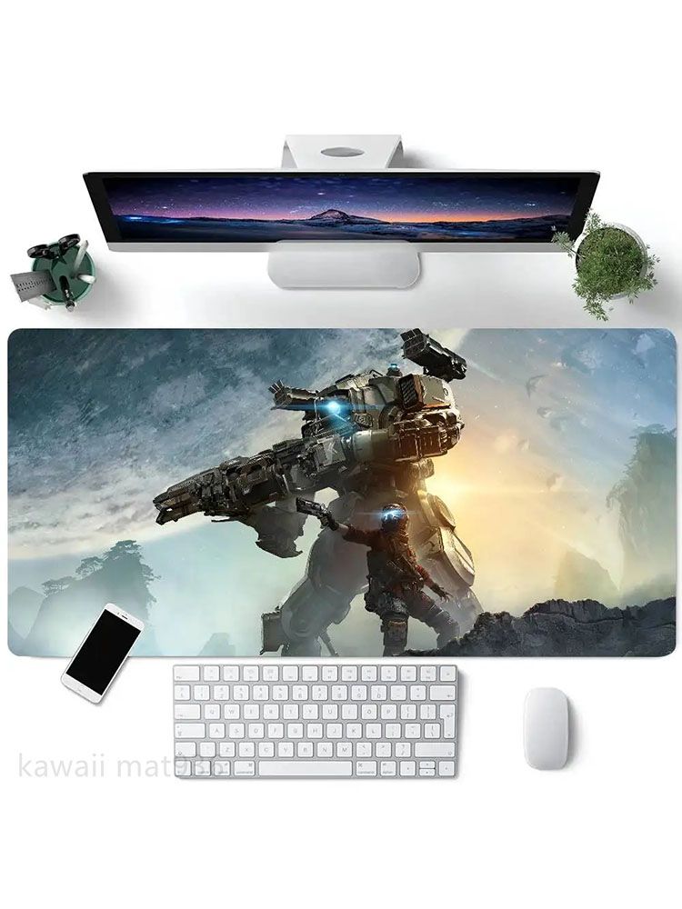 Игровой коврик Kawaii Mat936 Titanfall, нескользящая поверхность, 40х90см