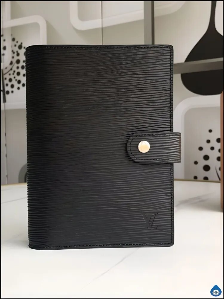 Записная книжка Louis Vuitton, маленькая обложка для блокнота, натуральная кожа