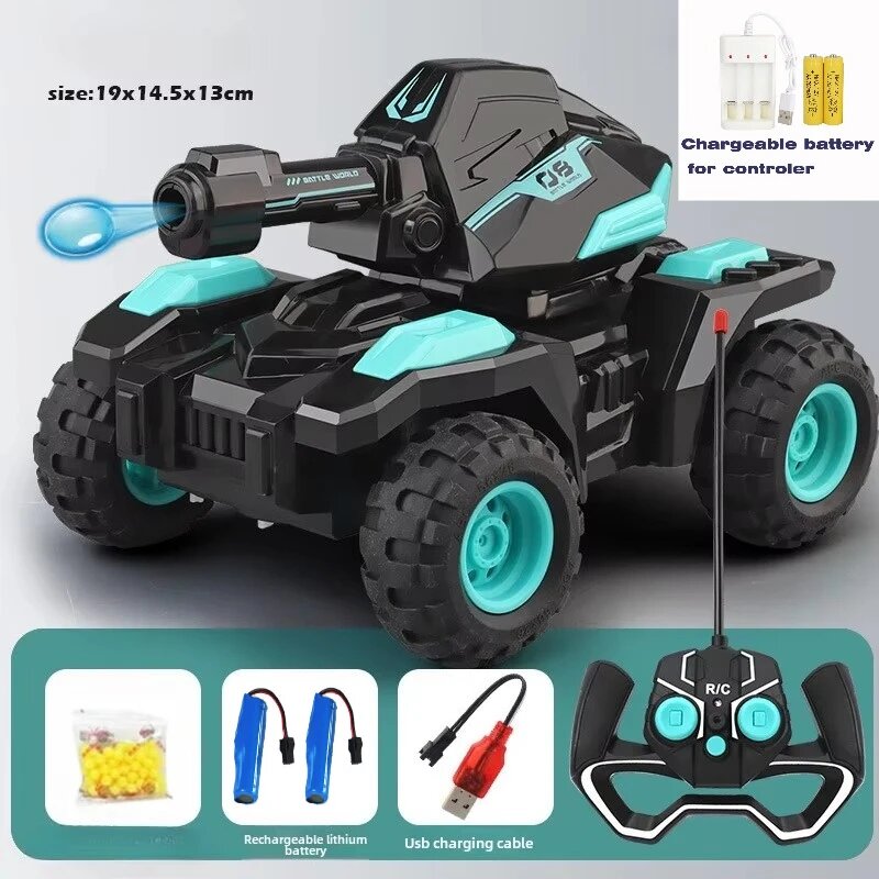 Радиоуправляемый металлический танк TUVAKOULONIQALE Blue-2B-2AA