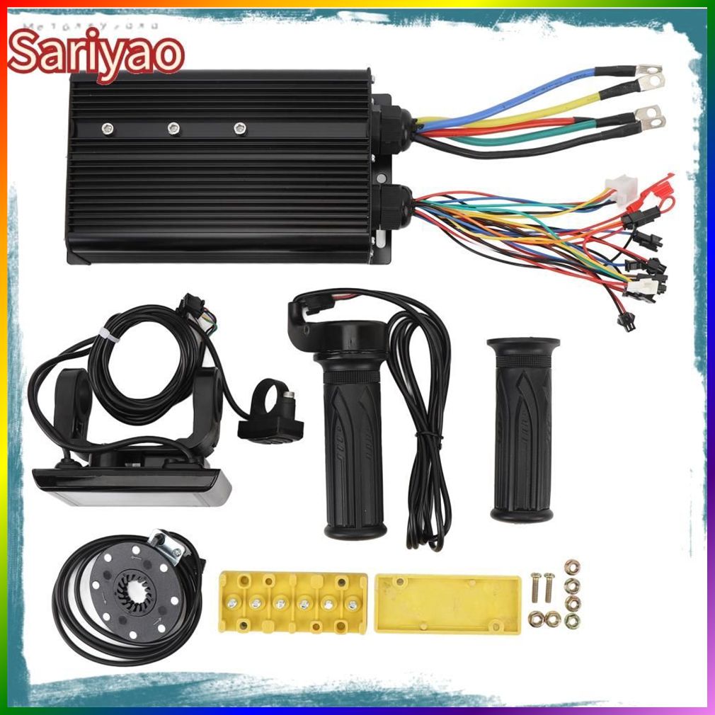 Бесщеточный контроллер двигателя 5000W, с LCD дисплеем, для мощных электромобилей