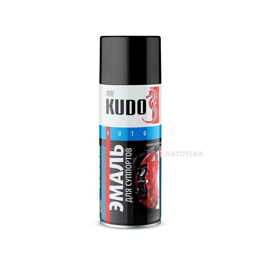KUDO Эмаль для суппортов чёрная (0.520L) KUDO KU5214