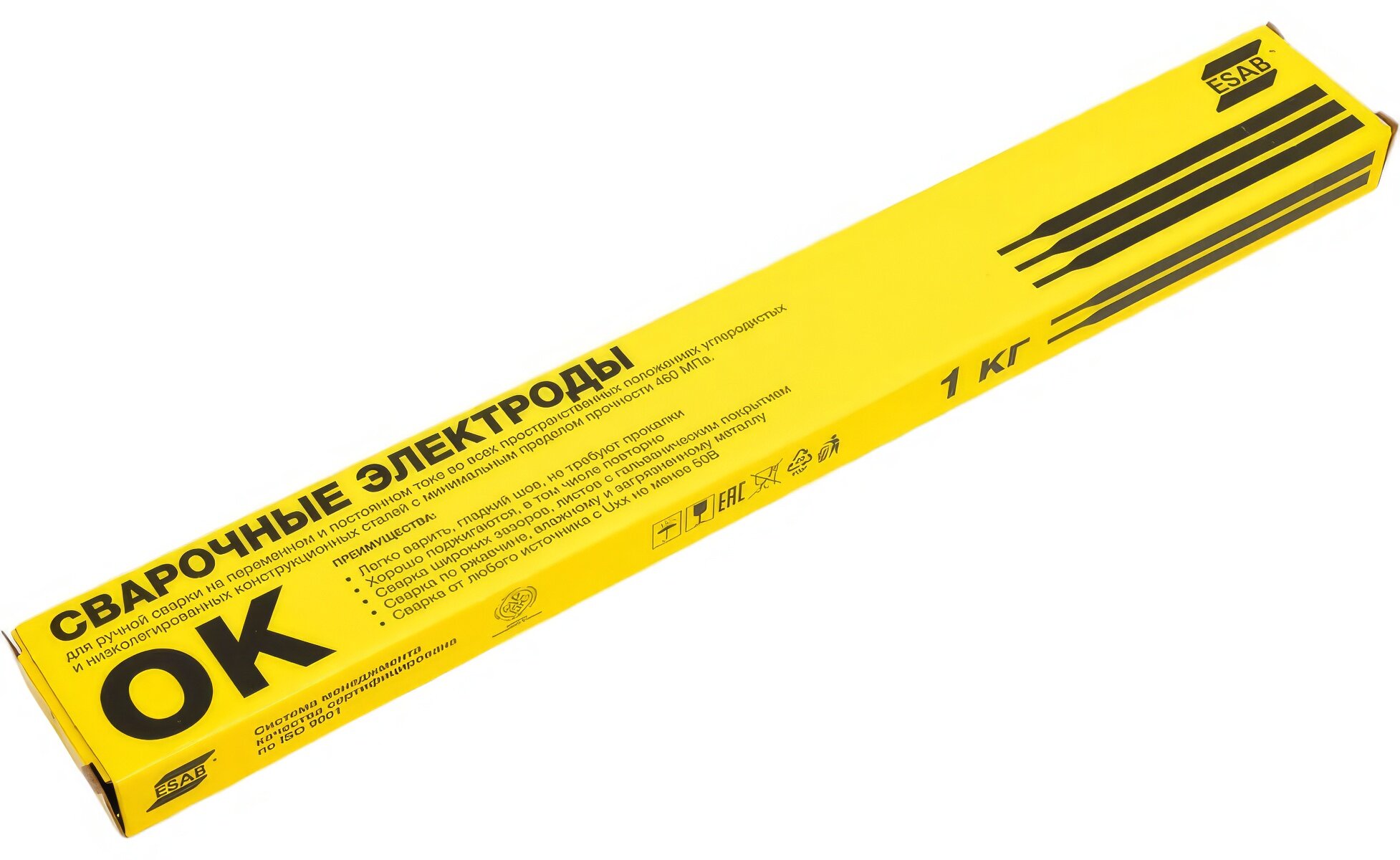 Электроды сварочные OK 46.00 (2.5х350 мм; 1 кг) ESAB 4600253WZ0