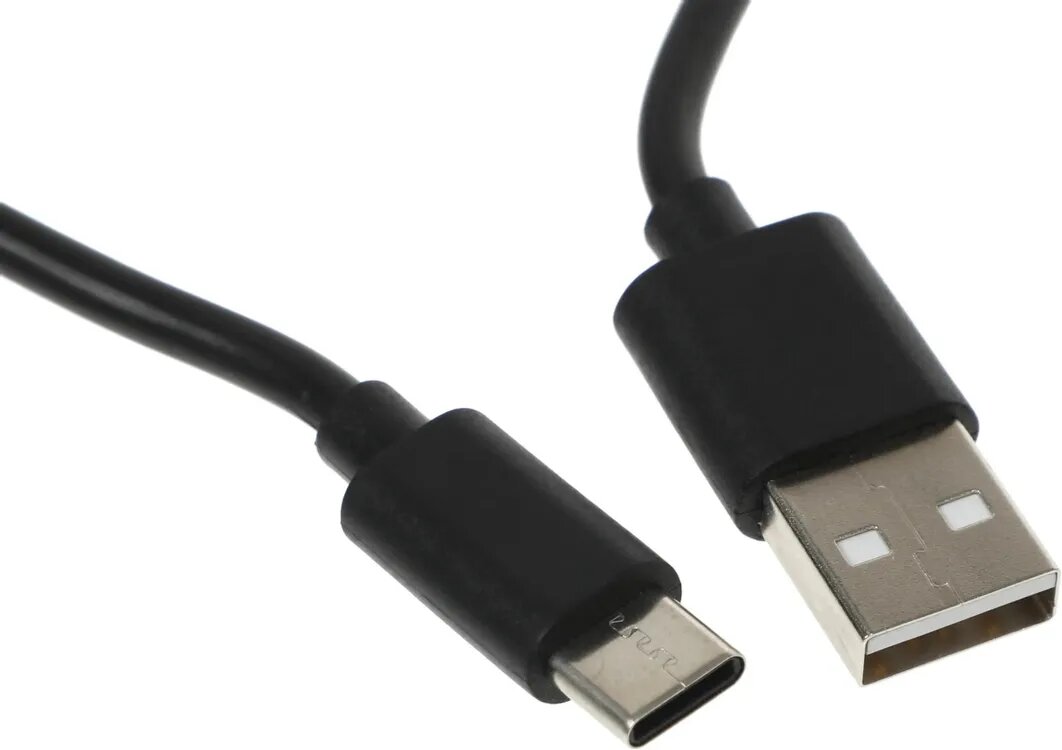 Кабель Buro USB Type-C (m) - USB (m), 2м, 3A, черный