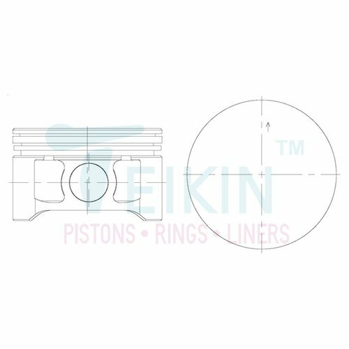 Поршень Teikin 31117STD