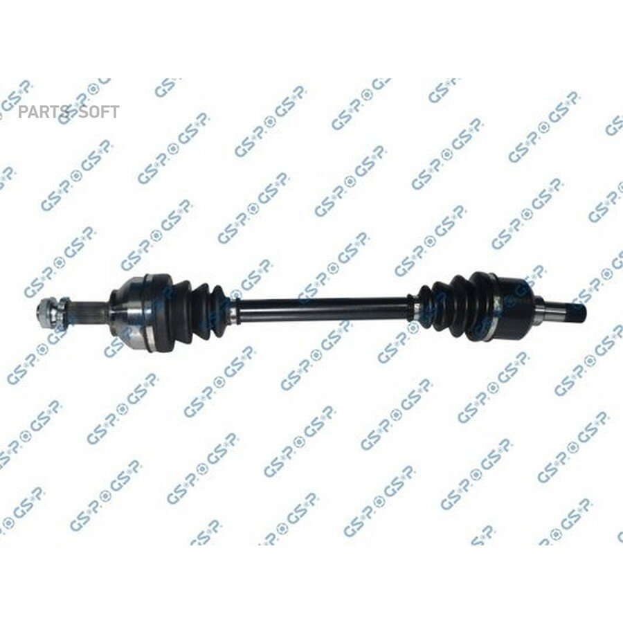 Полуось Citroen С5 III 1.6HDI 110кВт, 1.8I/2.0I 08-, Peugeot 407 1.6HDI 110кВт, 1.8I/2.0I 04- левая от официального дистрибьютора, GSP, артикул 210310