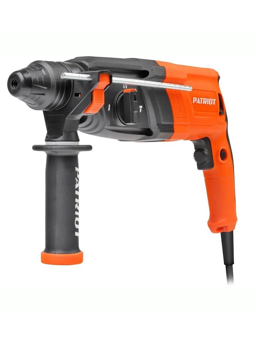 Перфоратор SDS-Plus PATRIOT RH 243 (220В, 770Вт, 2.6Дж, 5500уд/мин, 0-1350об/мин, 3режима, 24мм, 4.9кг, реверс, кейс)