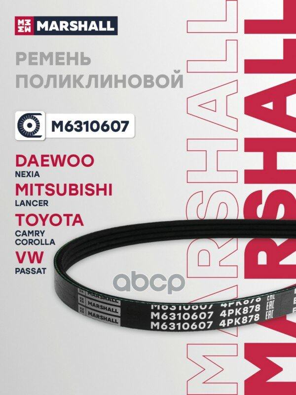 Ремень поликлиновой MARSHALL арт. M6310607