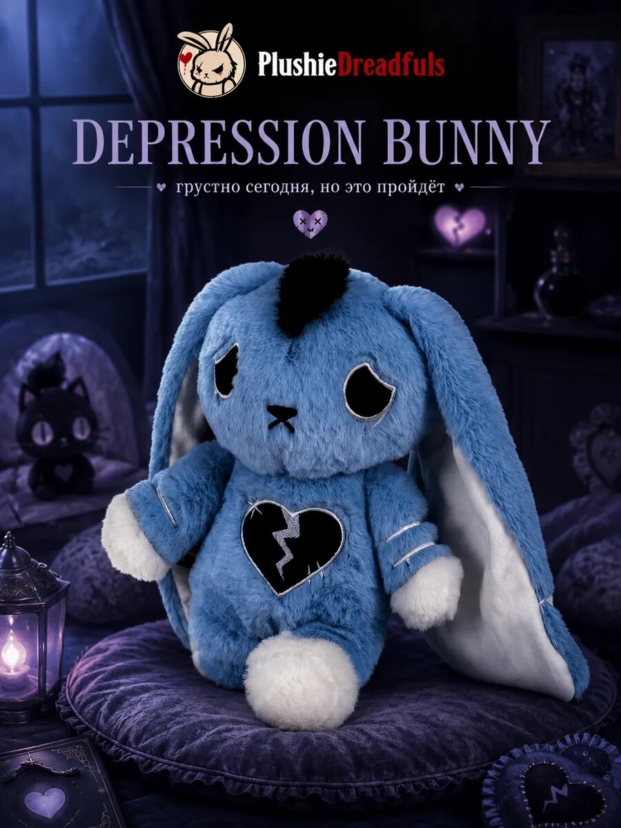 Plushie dreadfuls мягкая игрушка зайка плюшевый подарок